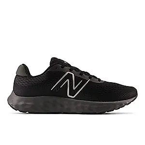 New Balance Men's 520 V8 Running Shoe, Black/Black, 11