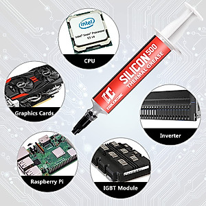 CoolerCube Thermal Paste, 3g CPU Thermal Compound Paste, Heatsink Paste for All Coolers, CPU, GPU, IC Processor, Carbon Based High Performance, Thermal Interface Material