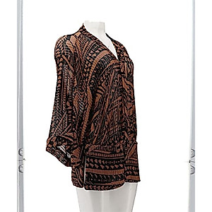 IMAN Global Chic Herringbone Mesh Knit Topper 742-673