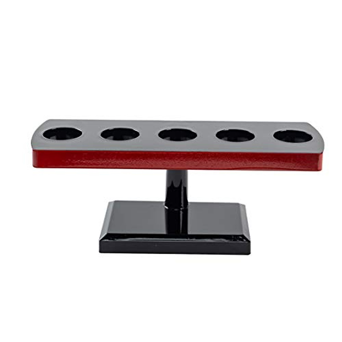 ASIAN HOME Japanese Style Temaki Sushi Roll Holder with Five Compartments Holes, Kitchen Dining Decor Display Stand, Restaurant Supply Serveware (9.4" x 3.25" x 3.6")