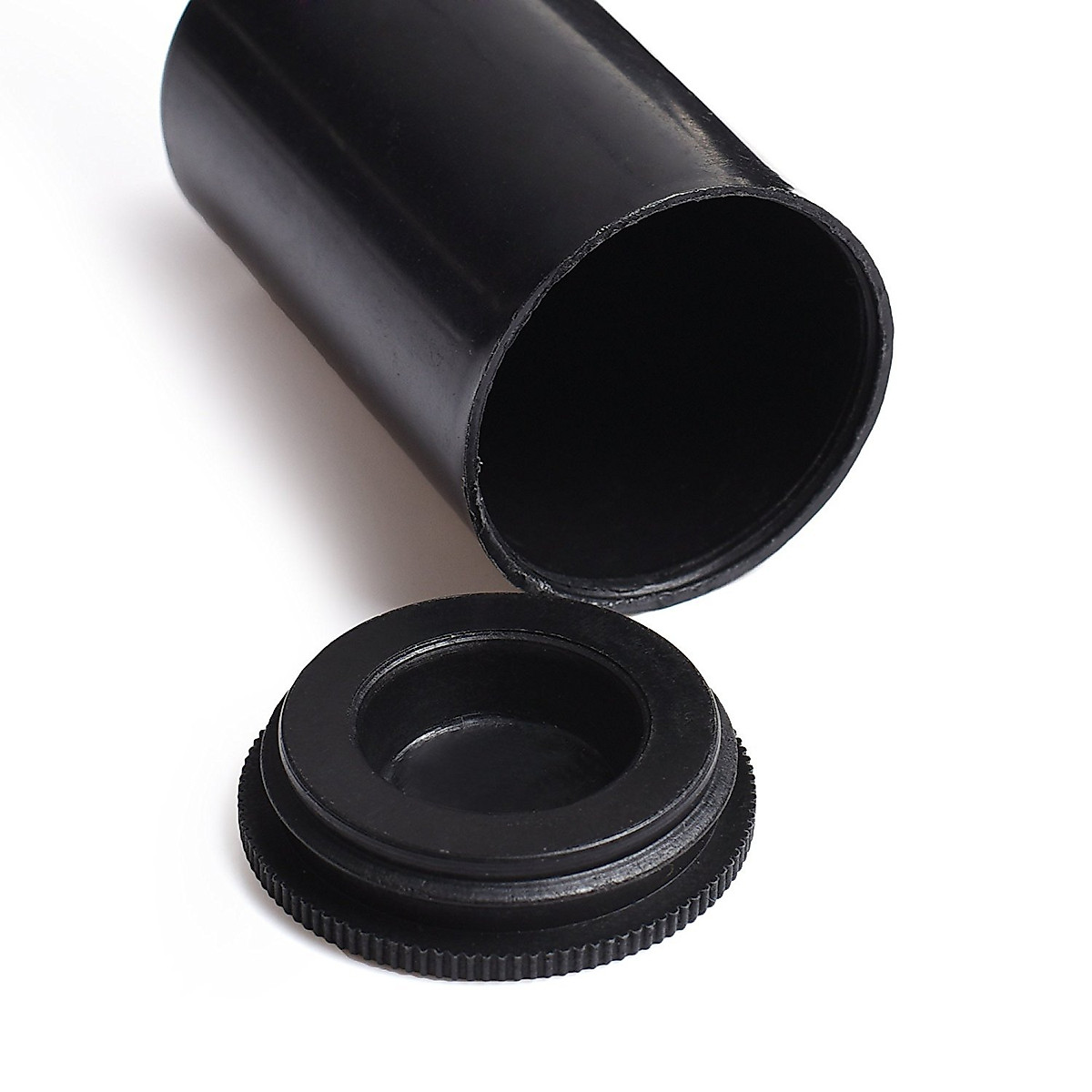 CTKcom 35MM Film Canisters(24 Pack)- Tight Sealing Lids on All Canisters for Travel or Small Storage and Geocaching,24 Pack(Black)