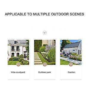 Outdoor Courtyard Bench Wooden Curved Benches Round Park Bench Outdoor Furniture,Solid Wood ​Slatted Seat Fan-Shaped Bench,Garden Tree Bench Backless Bench Patio Half Round Tree Bench Lounge Seating