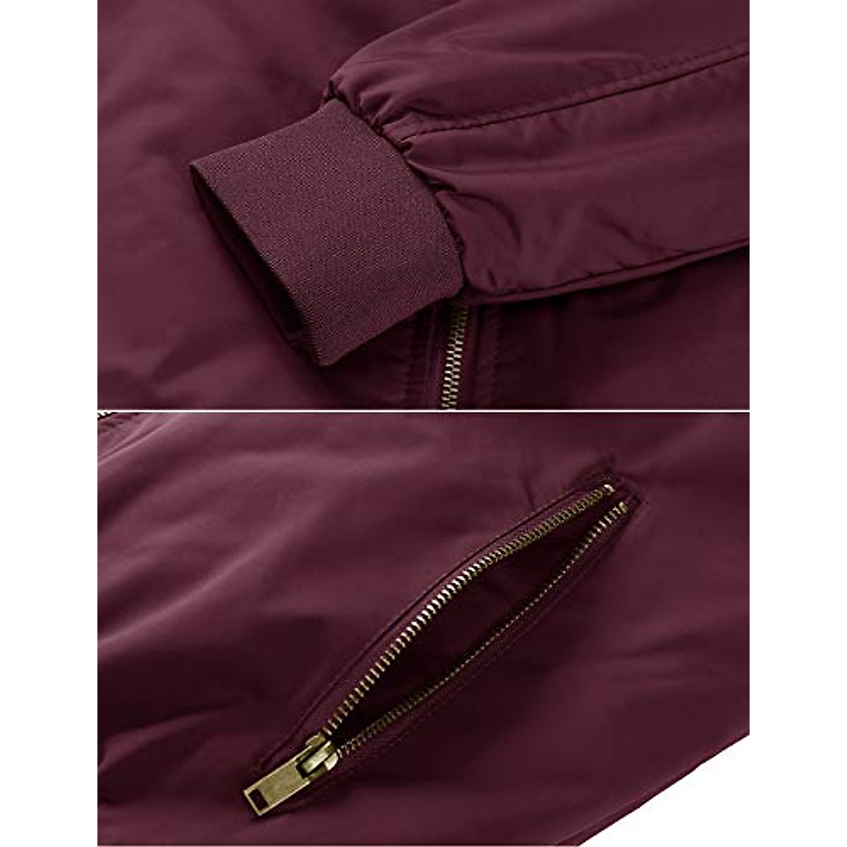 Cotrasen Bomber Jacket Men Winter Padded Thick Warm up Casual Flying Military Jacket