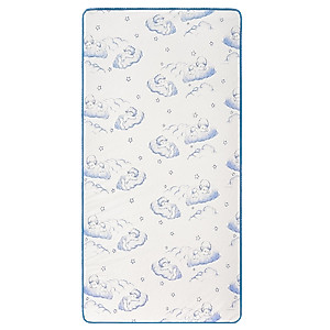 Dream On Me 2-in-1 Breathable Sweet Dreams 88 Coil Spring Crib and Toddler Bed Mattress, Greenguard Gold Certified, 1 Count (Pack of 1)