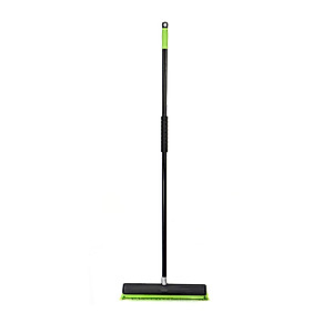 Alpine 2-in-1 Multi-Surface Squeegee Push Broom (18 Inch, 1 Pack)