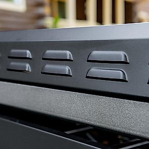 Nexgrill Daytona 3-Burner Propane Gas Griddle with Side Tables, 45000 BTUs Flat Top Grill, 630 SQ. in. Hot Rolled Steel Cooking Space, Outdoor Cooking Barbeque, Black - 720-1057B