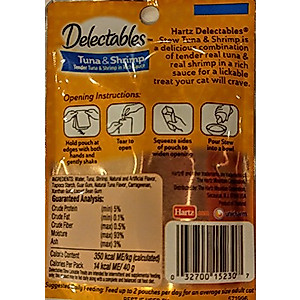 Delectables Stew Lickable Treats Variety Bundle Pack of 12. (4) Tuna & Whitefish, (4) Chicken & Tuna, (4) Tuna & Shrimp. 1.4 oz Each - Bonus Mouse Toy Included (Color May Vary)
