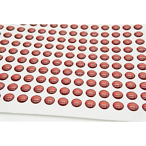 Fishing Lure Eye 3D Soft Solid Red Eye Fishing Eyes Holographic Lure Eyes Making Fly Tying Fake Fish Eyes DIY Lifelike Realistic Artificial Holographic Fake Eyes All Red 4MM-500pcs