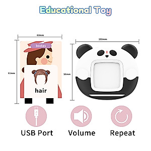 DOSMONO Flash Cards for Toddlers 2-6 Years, 224 Flashcards for Kids Kindergarten Preschool, Sight Word Cards Educational Learning Toys Real Pictures Include ABC, 123, Animals, Weather