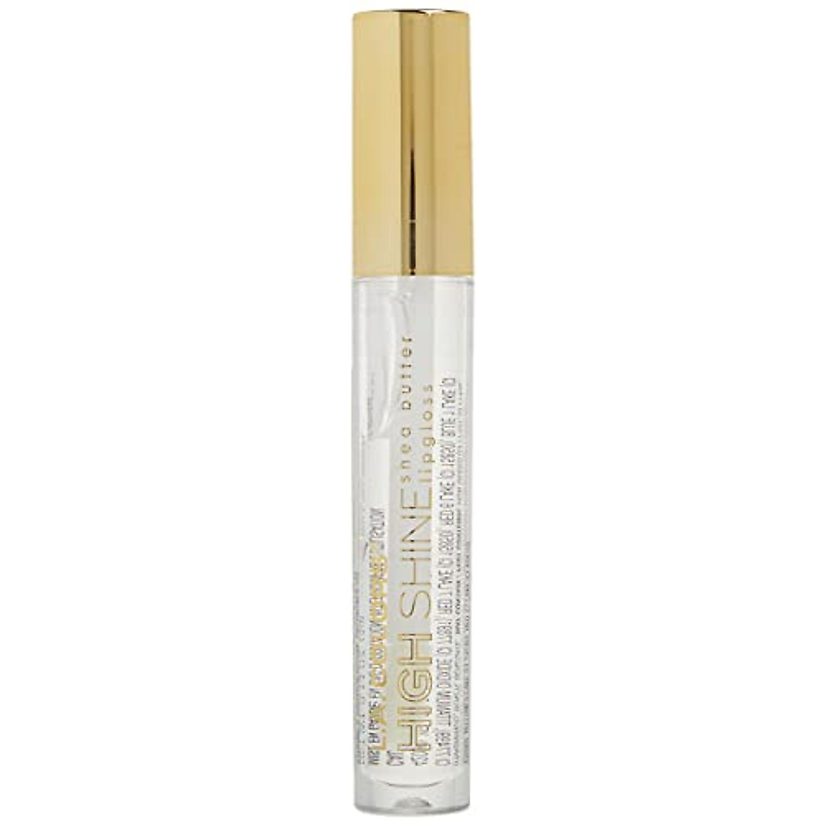 L.A. Colors High Shine Shea Butter Lip Gloss, Clear, 0.14 Ounce