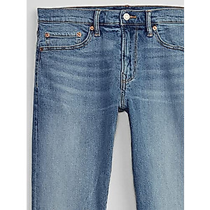 GAP Mens Slim Taper Fit Jeans, Light Wash, 30W x 32L US