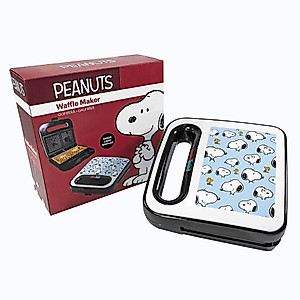 Uncanny Brands Peanuts Waffle Maker - Make Snoop and Woodstock Waffles - Kitchen Appliance