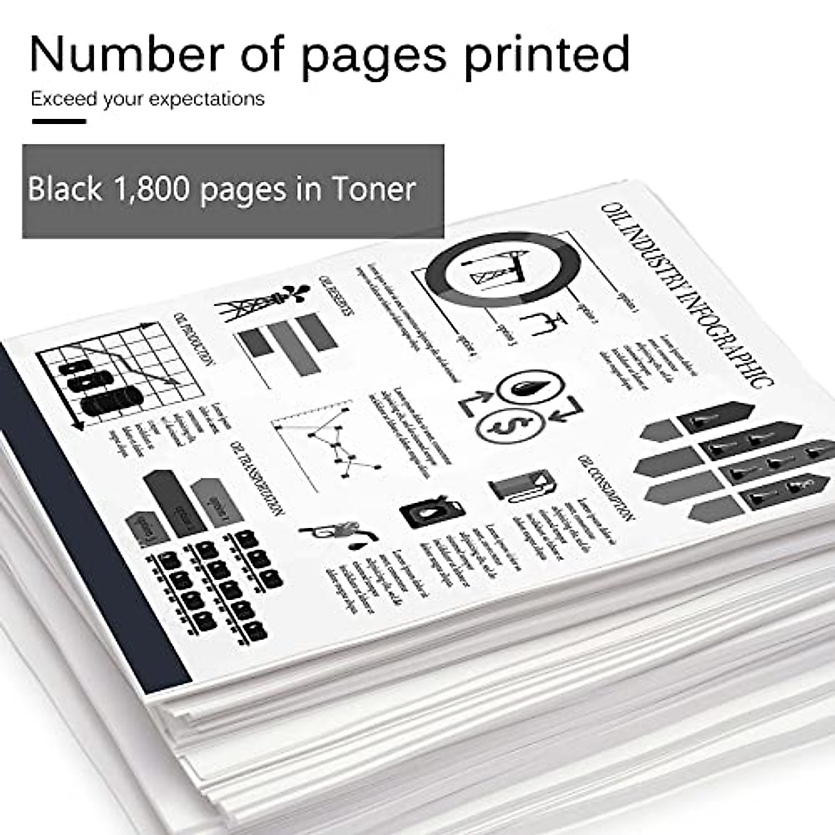 PB210 Black Toner Cartridge | 1-Pack PB-210 Replacement for Pantum M6552NW M6602NW M6550NW M6600NW P2500W P2502W Printer Toner