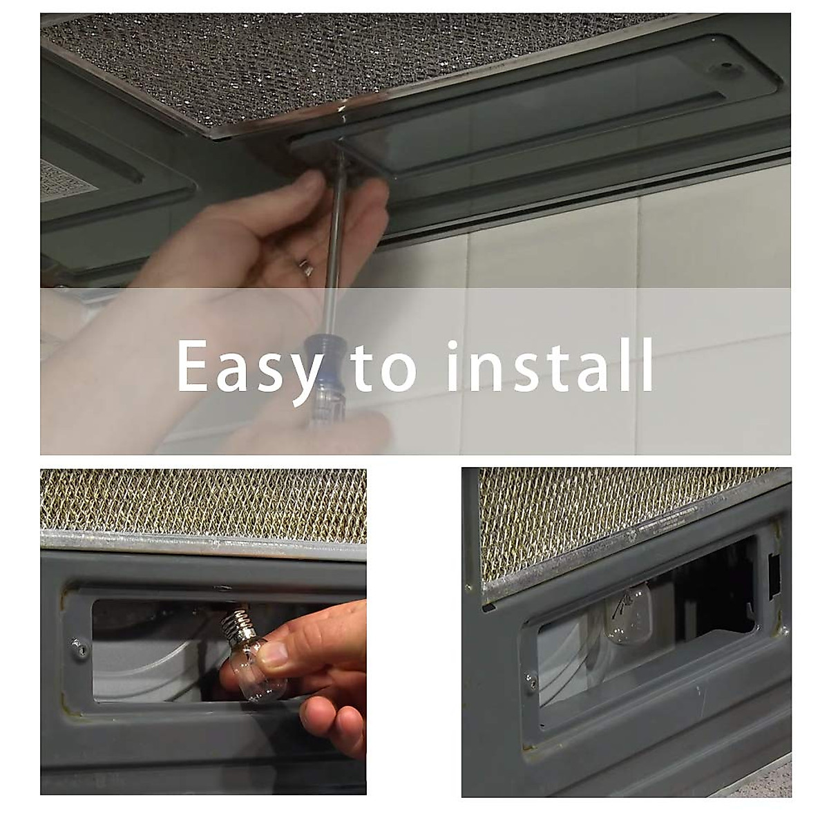 AMI PARTS 8206232A Bulb 40w 125v Microwave Oven Light Replacement Part for Microwave (2pc)