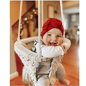 Baby Turban Newborn Turbans for Baby Girls Head Wraps Bow Hats for Newborns Baby Beanie Hats Headraps