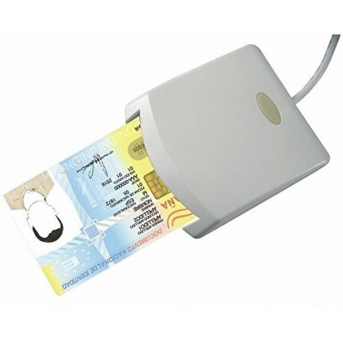 ISO7816 Contact EMV SIM eID PC/SC USB CCID Smart IC Chip Card Reader Writer Programmer with 2pcs SLE4442 Cards + SDK Kit(Program Required) for Professional Engineer
