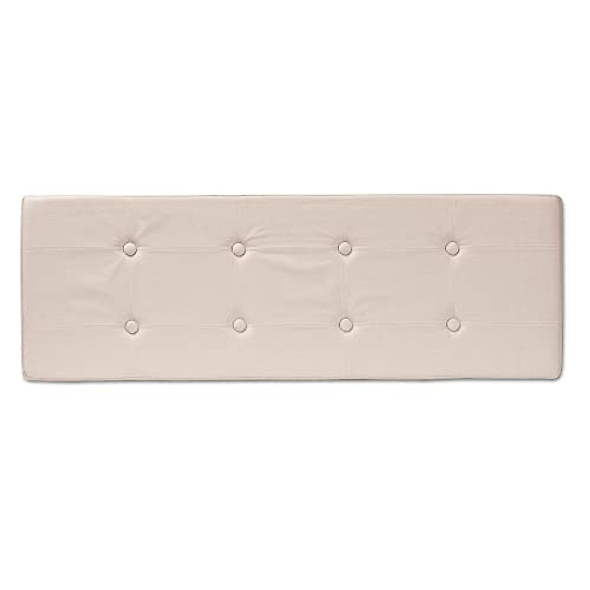 Baxton Studio Haide Modern and Contemporary Beige Fabric Upholstered Storage Ottoman