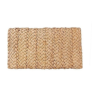 Freie Liebe Straw Clutch Purses for Women Summer Beach Bags Envelope Woven Clutch Handbags