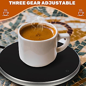 Luxshiny to Electric Tea Warm Beverage Reusable for Pad Mug Keep USB Metal Milk Home Warmer Water Chocolate Coffee Desktop Heater Mat Wax Candle Cups Coaster Plate Heating Machine Hot