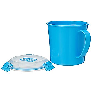 Sistema Microwave Soup Mug, 2.8 Cup, Medium, Blue