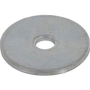 The Hillman Group 290003, 3/16-Inch x 1-Inch, 100-Pack Zinc Fender Washers, 3/16" x 1", No Color, 100 Pieces