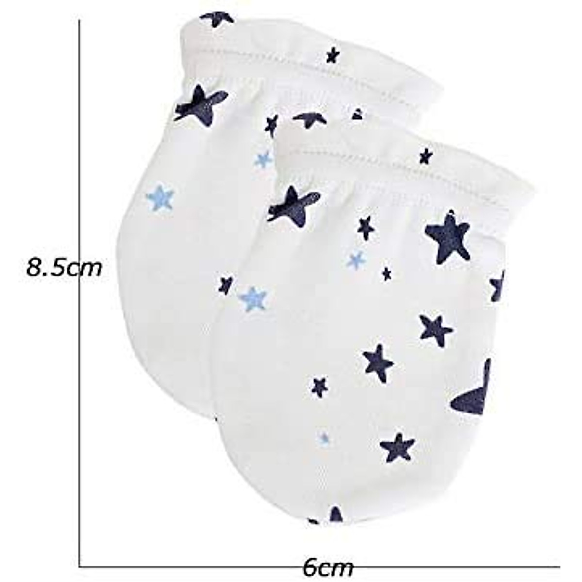 Kiddiezoom Baby Girls' 10-Piece Cap and Mitten Bundle Baby Hats and Mittens Baby Gloves Sets