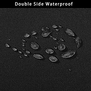 idee-home Patio Chair Cushion for Outdoor Furniture 19x19x4 in, Outdoor Seat Cushion Replacement Patio Seat Cushions Chair Pad with Ties, Outdoor Chair Cushion Set of 2 Waterproof Swing Cushion