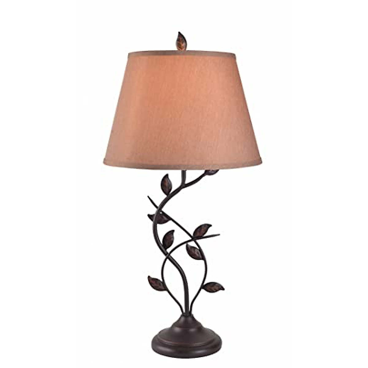 Kenroy Home 32239ORB Ashlen Table Lamp with Oil Rubbed Bronze Finish, Rustic Style, 31" Height, 15" Width, 15" Depth