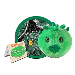 GIANTmicrobes Chlamydia Plush - Learn All About STIs, Educational Gift for Friends, Scientists, Family, Healthcare Experts, Public Health, Doctors, Students and Anyone with a Healthy Sense of Humor