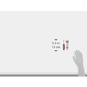 NUK Toddler Tooth and Gum Cleanser with Toothpaste, Colors May Vary,1 Set