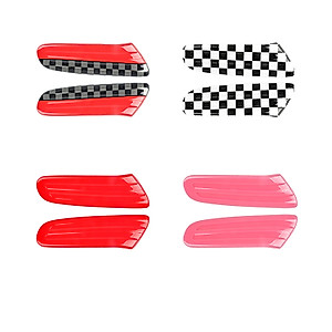 Side Scuttle Lamp Light Fender Panel Frame Trim Cover Compatible with Mini F Series MTK26 (03, F55 Hardtop F56 Hatchback F57 Covertible)