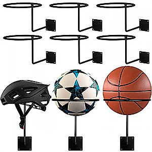 9Pcs Wall Hat Rack Helmet Stand - Black Metal Baseball Hat Organizer Hat Display Rack Helmet Holder Wall Mount Closet Storage- Wig Stand Home Organization Motorcycle Helmet Accessories Cowboy Hat Rack