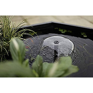 Pennington Aquagarden, Complete Raised Window Pond Kit - Octagon, Water Feature Pool, Includes Inpond 5 in 1 300 Pond & Water Pump with UV Clarifier, 106 Gallon Decking Pond, Three Fountain Displays,
