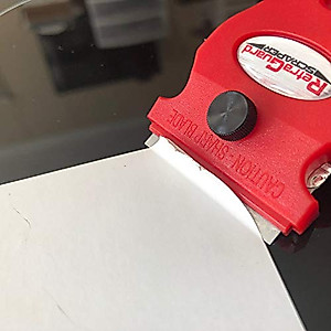 Werxrite RetraGuard Safety Razor Blade Scraper Induction Hob Glass Cooktop Stovetop & Other Hard Surface Cleaning Scraper Includes 5 Replacement Scraper Blades