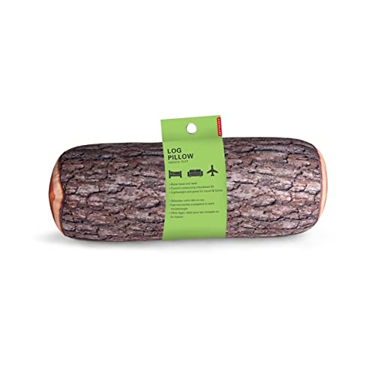 Kikkerland Log Micro Bead Head Cushion