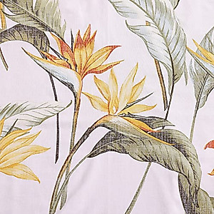 Tommy Bahama - Queen Duvet Cover Set, Cotton Bedding with Matching Shams & Button Closure, All Season Home Decor (Birds of Paradise Off-White, Queen)
