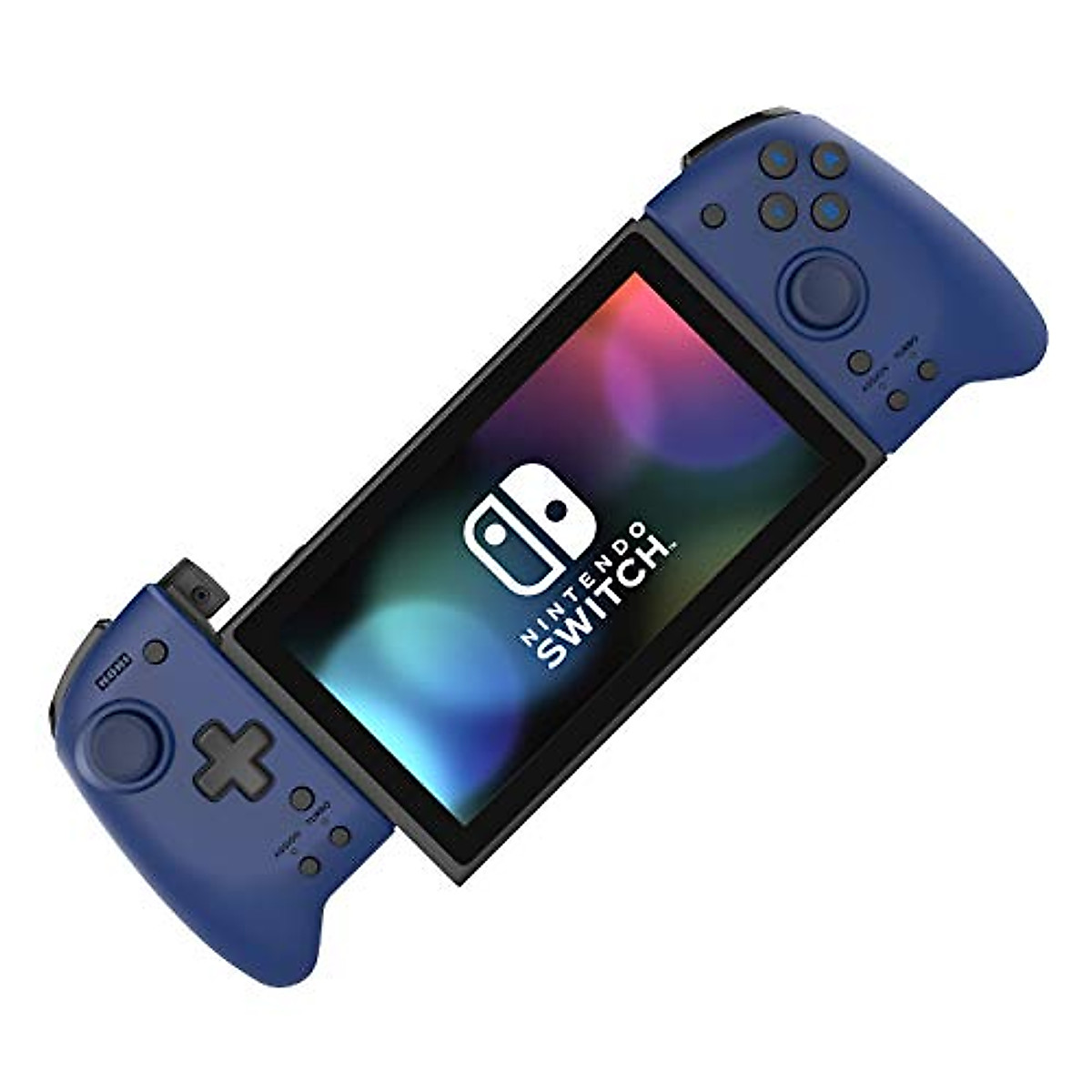 Hori Nintendo Switch Split Pad Pro (Blue) Ergonomic Controller for Handheld Mode - Officially Licensed By Nintendo
