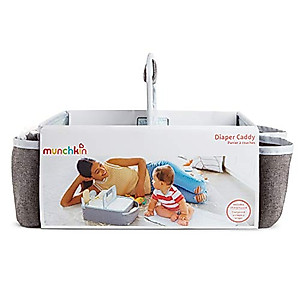 Munchkin® Portable Diaper Caddy Organizer, Grey