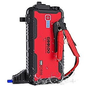 GOOLOO Jump Starter Battery Pack - 1500A Peak Car Jump Box, Water-Resistant Battery Booster for Up to 8.0L Gas or 6.0L Diesel Engine,12V SuperSafe Portable Jumper Starter with Quick Charge,Type C Port