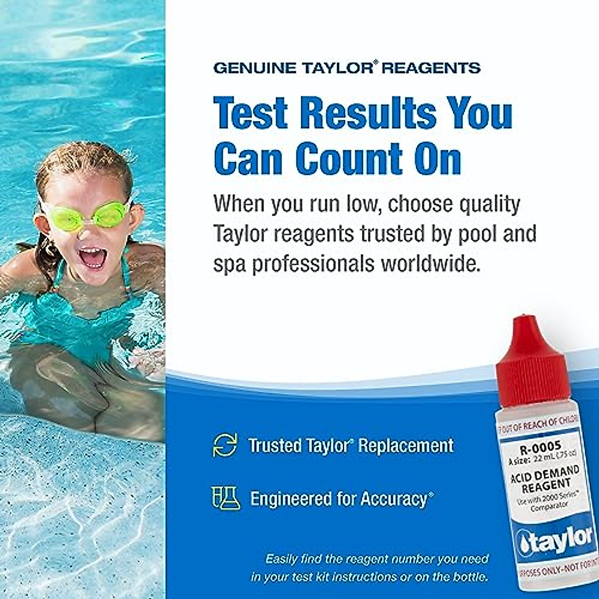 Taylor R-0005-A-24 Replacement Reagents Acid Demand 5, As Shown