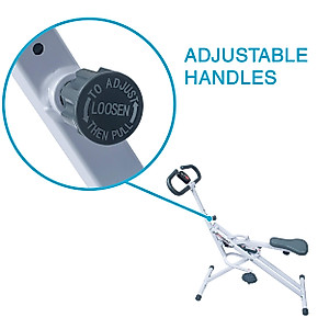 EFITMENT Rower-Ride Squat Machines for Home Exercise Trainer Total Body Abs and Glutes Butt Assist Db Method Upright Workout Rowing Machine - SA022