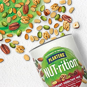 PLANTERS NUT-rition Heart Healthy Nut Mix, Snack Mix, 18.25 Oz