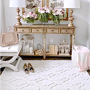 My Texas House by Orian Indoor/Outdoor Cotton Blossom Area Rug, 7'9" x 10'10", Natural