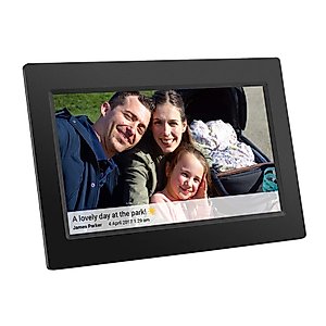 Feelcare Digital WiFi Picture Frame 10 inch, Upload Photos or Videos Remotely from Smartphone to Frame with Free Frameo App, IPS 800x1280,Touchscreen for Easy Navigation