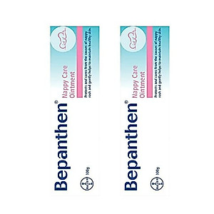 Bepanthen Diaper(Nappy) Care Ointment, 3.52 Ounce (Pack of 2)