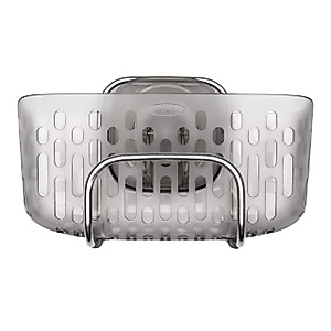 OXO Good Grips Stronghold Suction Sinkware Organizer - Gray, One Size & Good Grips Stainless Steel Soap Dispenser