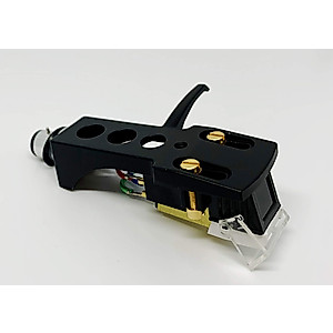 MagLite Cartridge and Stylus with Conical Needle and Black Headshell for Technics SL-1200, SL-1210, SL-1600