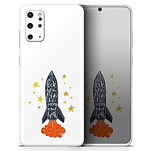 DesignSkinz I Love You to The Moon and Back Protective Vinyl Decal Wrap Skin Cover Compatible with The Samsung Galaxy S20 (Screen Trim & Back Glass Skin)