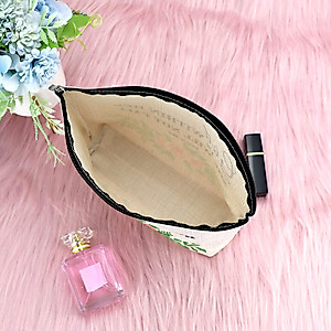 Sfodiary Motivational Gift for Women Makeup Bag Religious Gift for Sister Bible Verse Gift Cosmetic Bag Birthday Gifts for Friend Encouragement Graduation Christmas Gift Travel Cosmetic Pouch