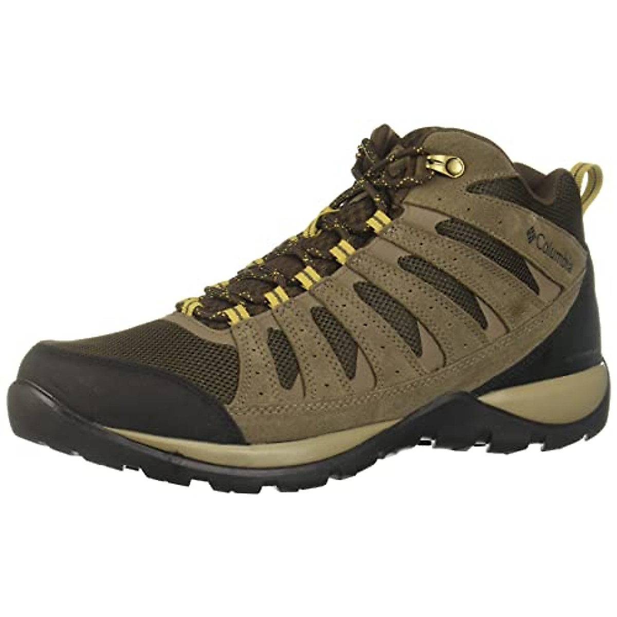 Columbia Mens Redmond V2 Mid Waterproof Boot Hiking Shoe, Brown, 10.5 US